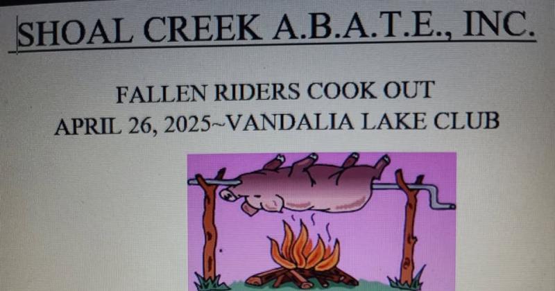 Shoal Creek ABATE Fallen Riders Cook out - CycleFish
