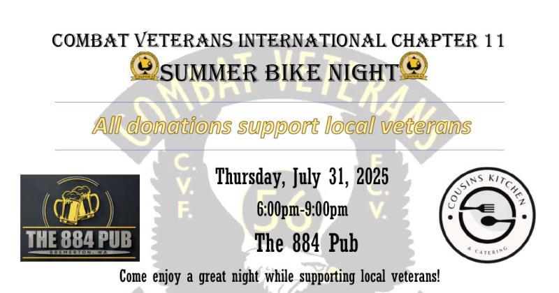 CVI CH11 Summer Bike Night @ The 884 Pub - CycleFish