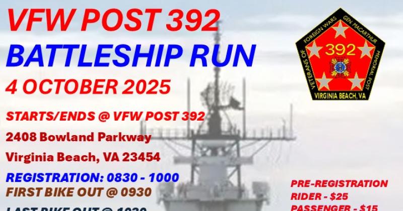 VFW Post 392 Battleship Run - CycleFish