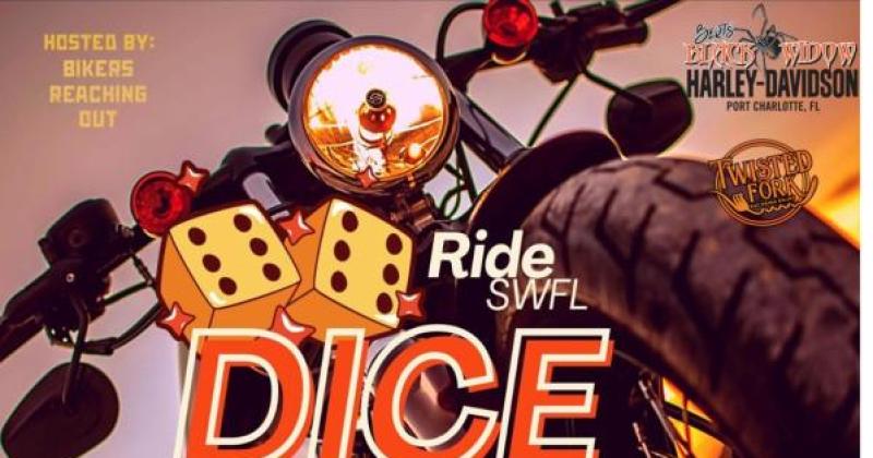 Bikers Reaching Out Dice Run - CycleFish