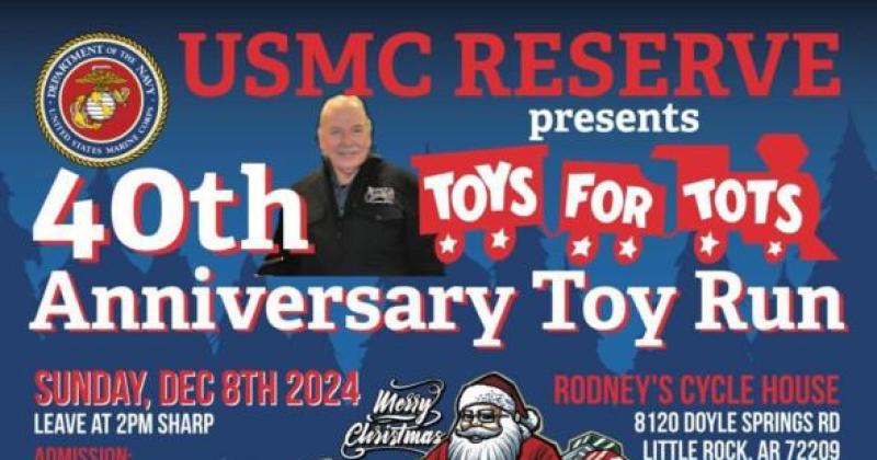 USMC Reserve 40th Anniversary Toy Run - CycleFish