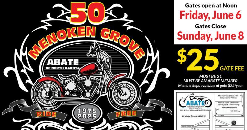 50th Anniversary of ABATE of ND - Menoken Grove Rally - CycleFish