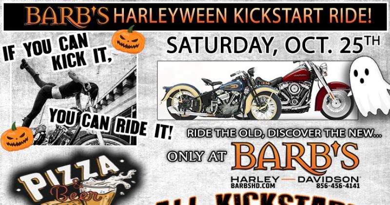 Barb's H-D Harleyween Kickstart Only Ride - CycleFish