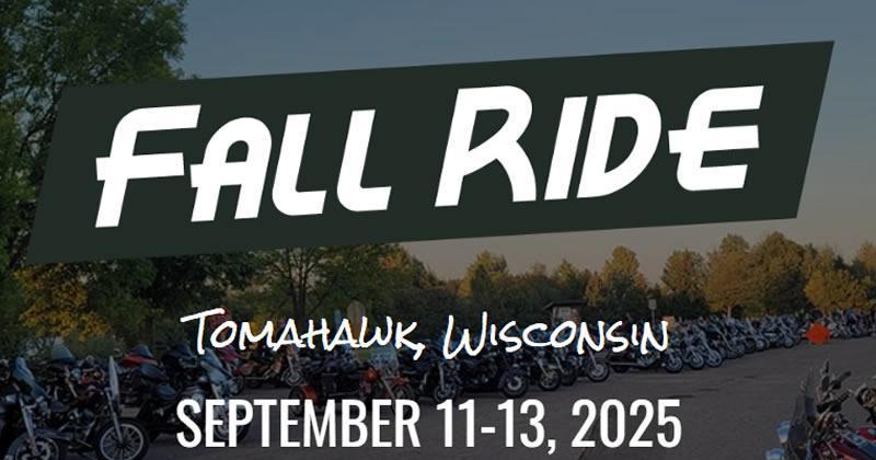 Northwoods Fall Ride in Tomahawk 2025 - CycleFish
