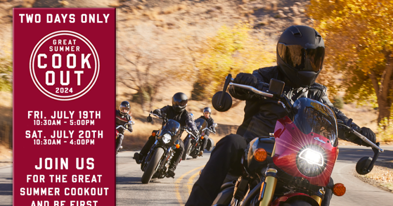Indian Motorcycle Test Ride and Great Summer Cookout - CycleFish