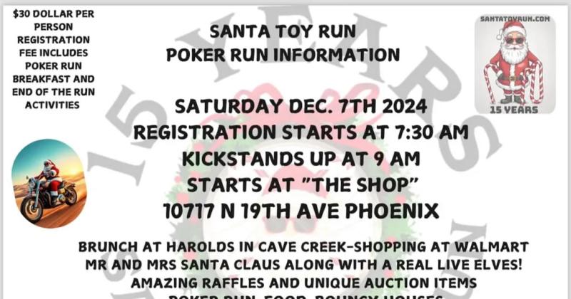 16th Annual Santa Toy Run - CycleFish