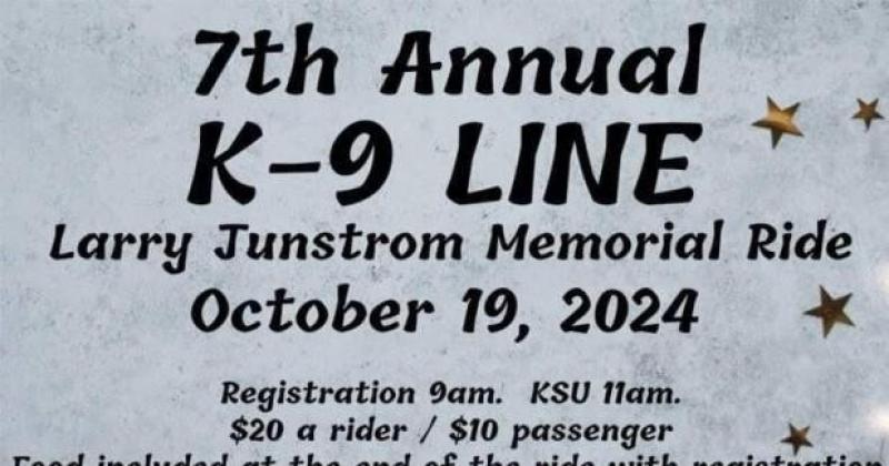 7th Annual K-9 Line Larry Junstrom Memorial Ride - CycleFish