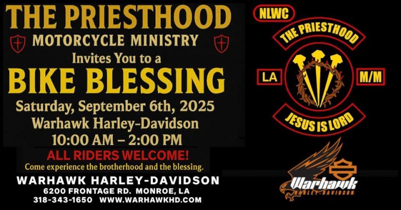 Bike Blessings with The Priesthood Motorcycle Ministry - CycleFish