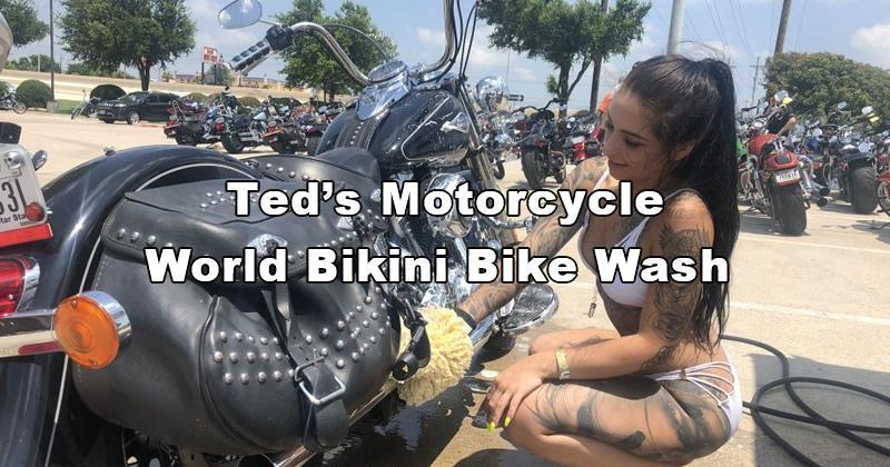 Ted's Motorcycle World Bikini Bike Wash - CycleFish
