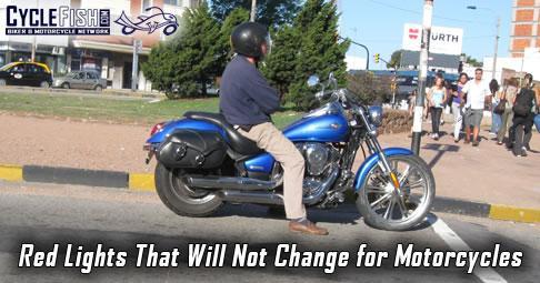 Red Lights That Will Not Change for Motorcycles - CycleFish