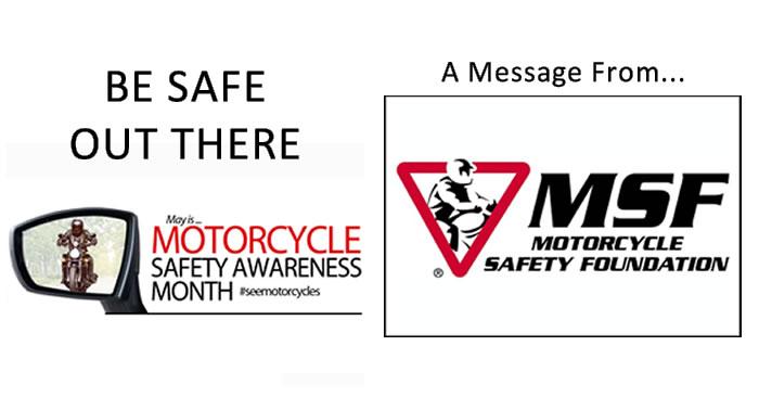 Message from the Motorcycle Safety Foundation - CycleFish